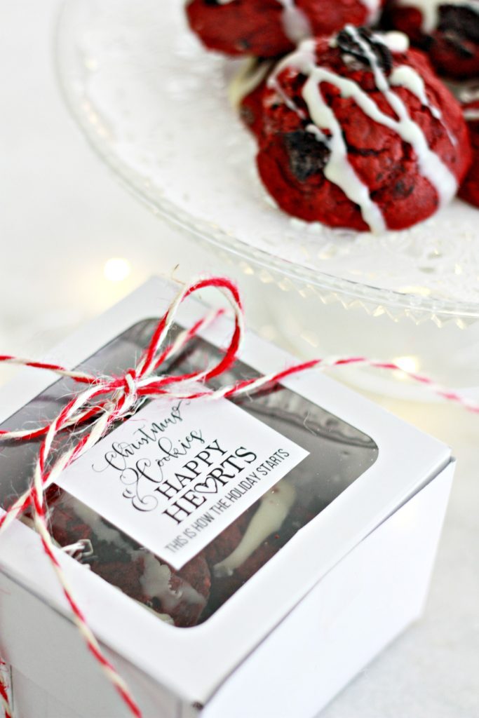 Red Velvet Oreo Cheesecake Cookies - Nest of Posies